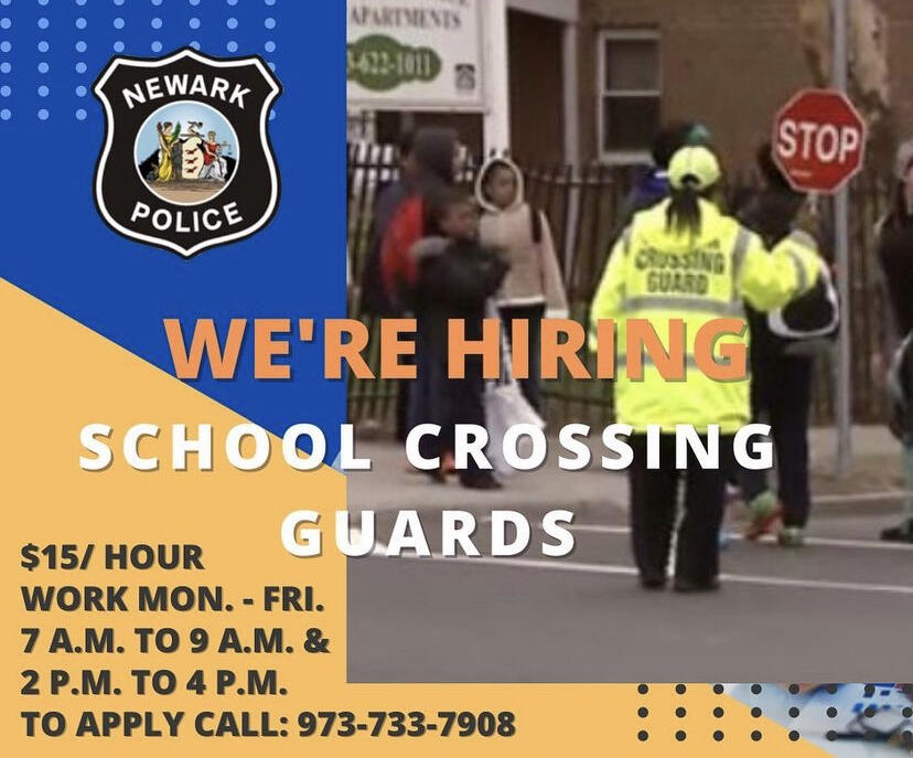 Newark Police Is Hiring School Crossing Guards (Newark Department of ...