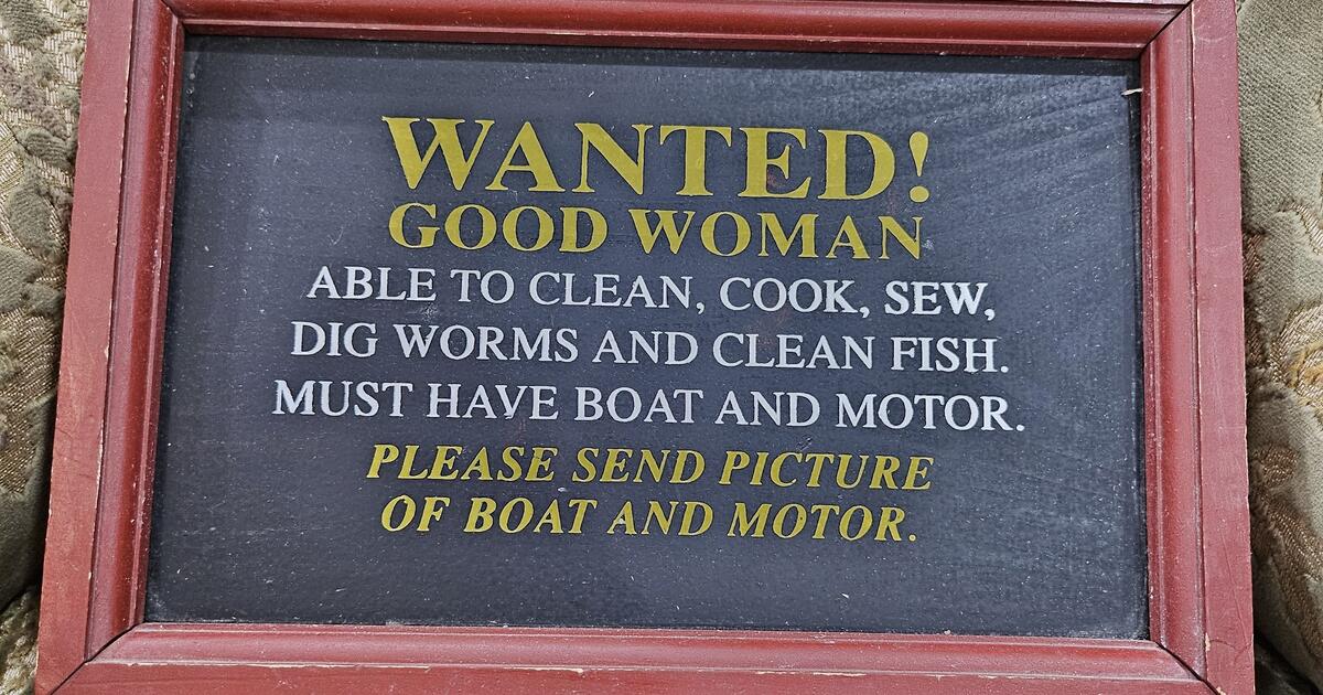 Take 20% OFF Picture Statement (Wanted a GOOD Woman) Red Frame Black ...