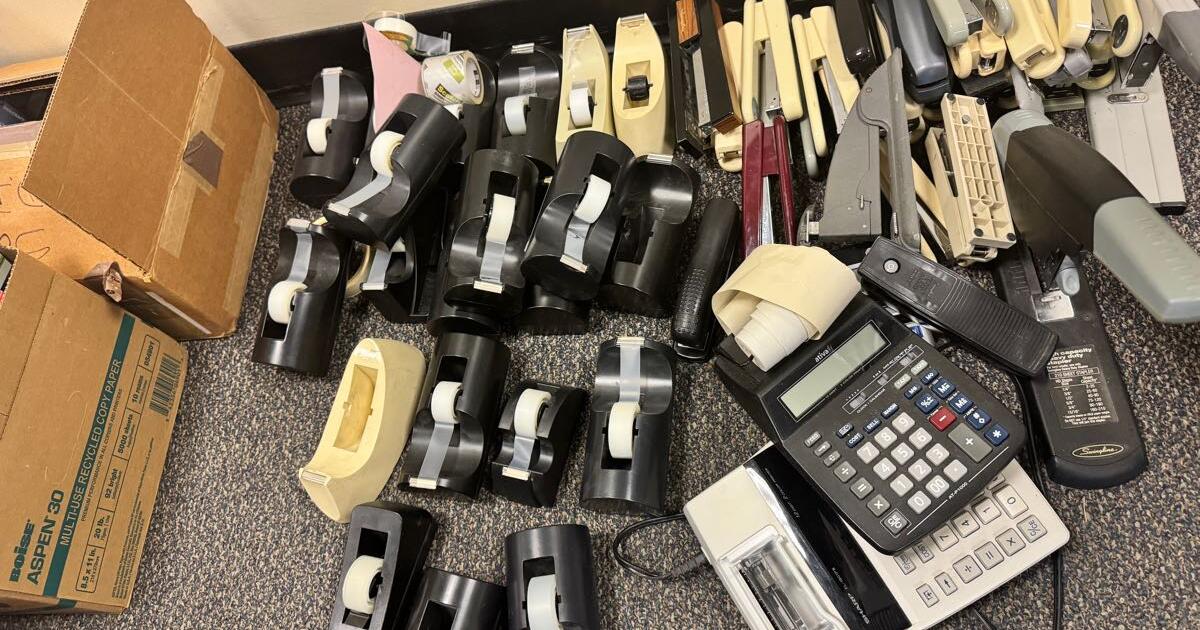 Adding machines, binders, some general office supplies for Free in ...