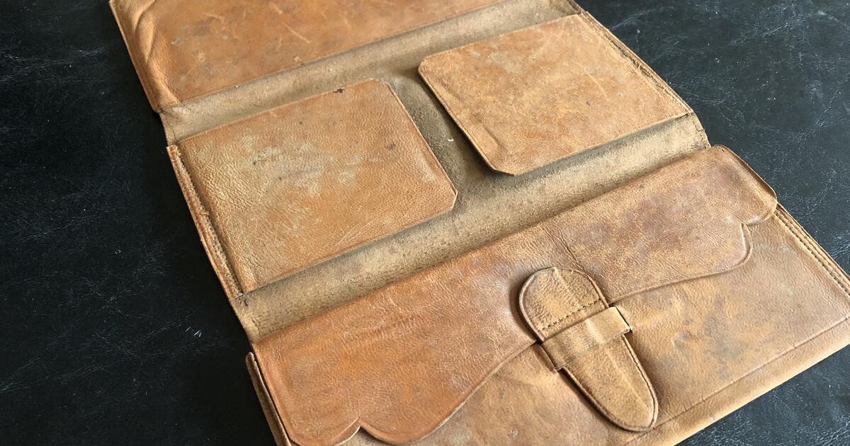 ANTIQUE LEATHER WALLET 1800'S for $40 in Grants Pass, OR | For Sale ...
