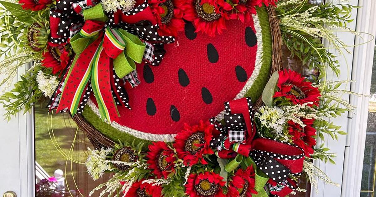 Watermelon wreath for $55 in South Chesterfield, VA | For Sale & Free ...