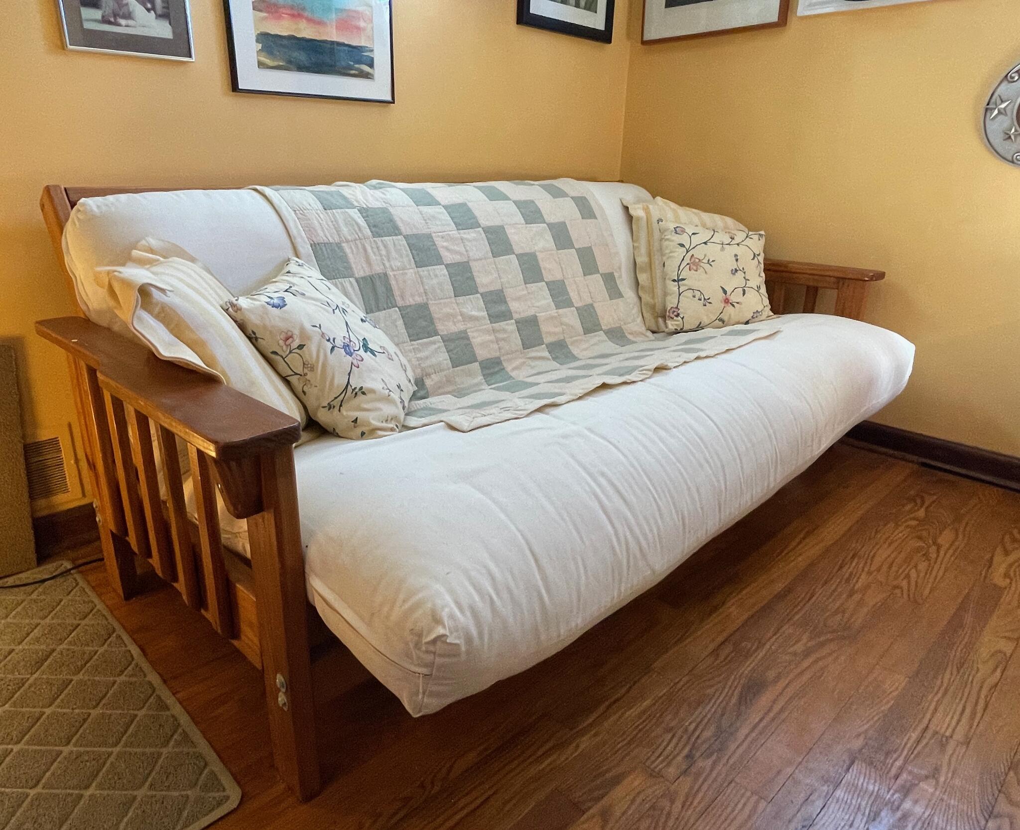 Convertible Futon Frame & Futon Mattress for Free in South Salem, NY ...