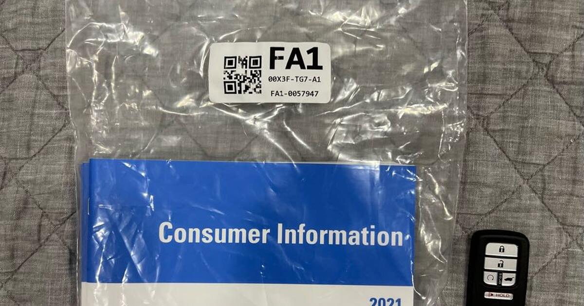 2020-2021 Honda Fob Assembly, Entry Key (Driver 2) for $60 in ...