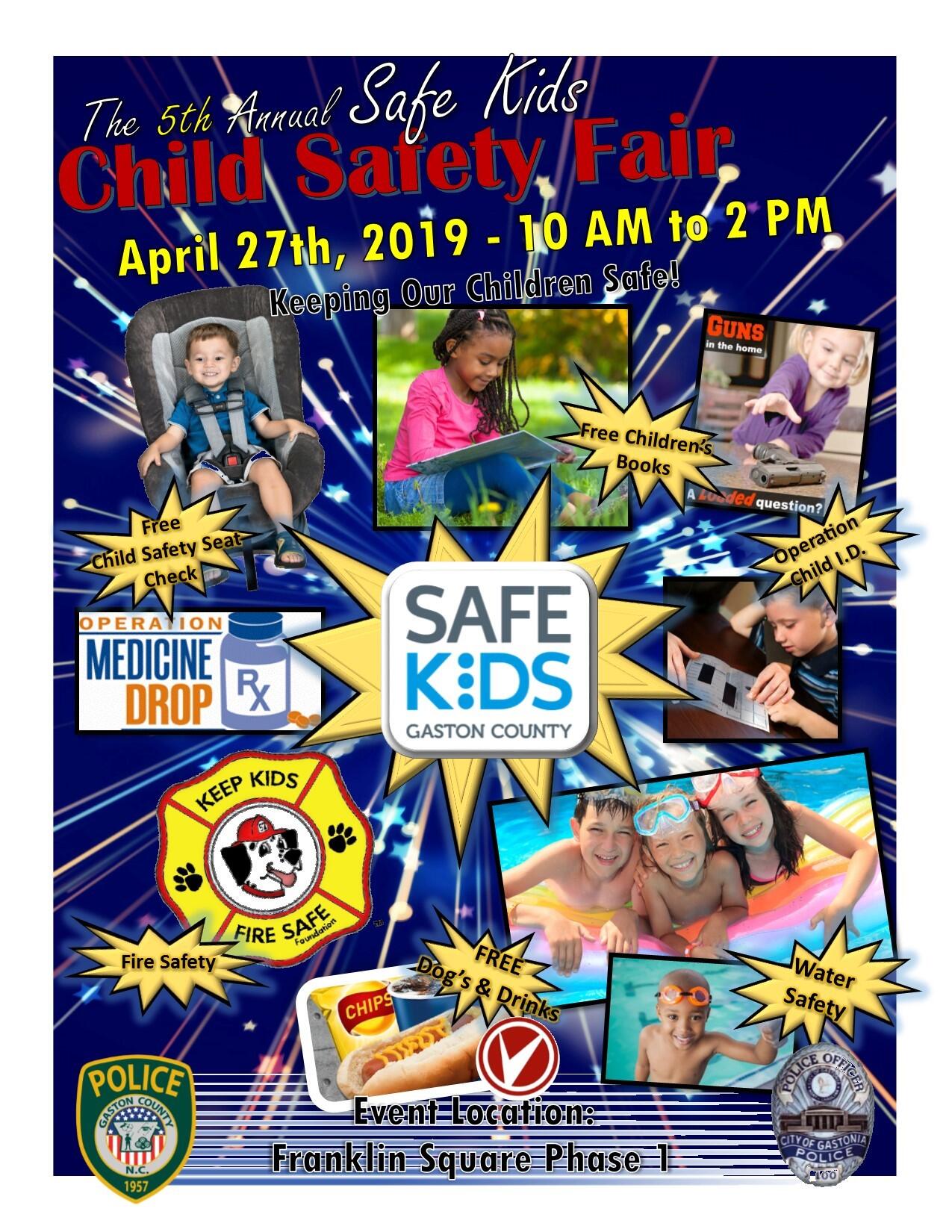 5th Annual Safe Kids' Child Safety Fair (Gaston County Police ...
