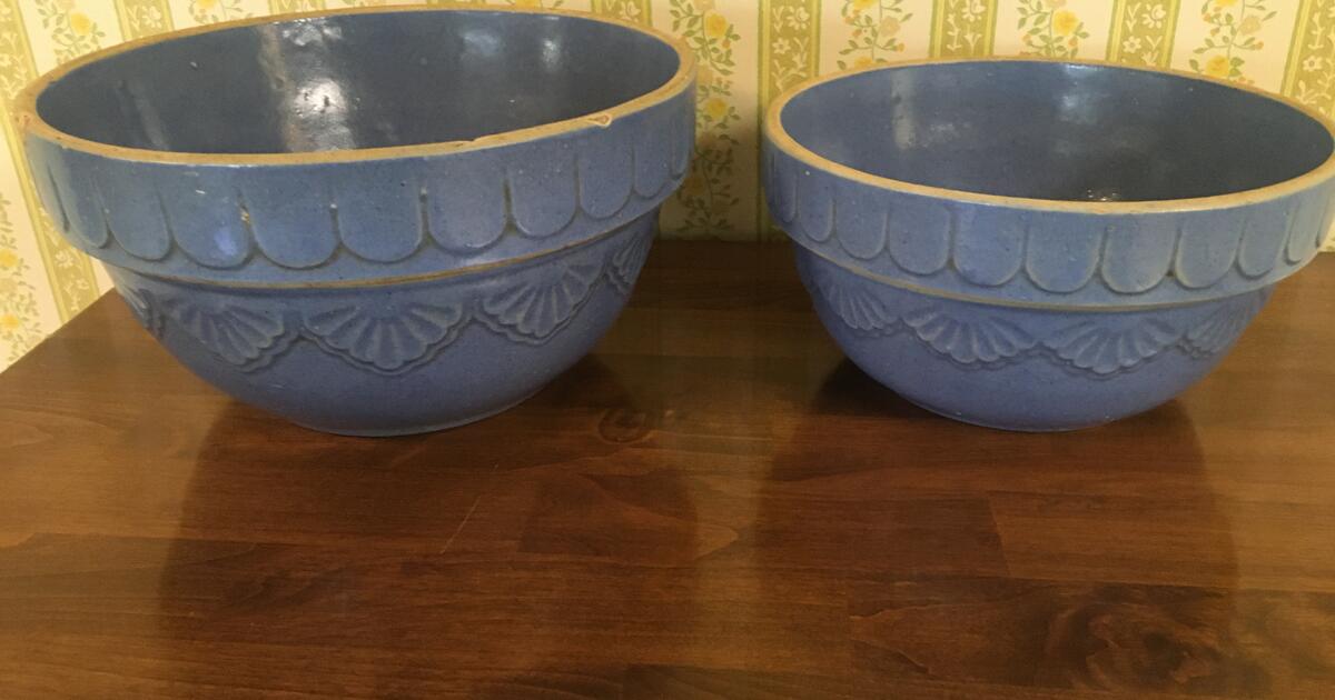 Vintage Blue pottery bowls for $40 in Fishers, IN | For Sale & Free ...