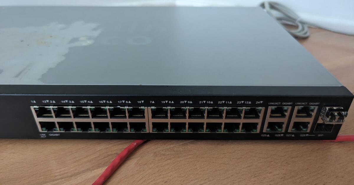 Cisco network switch 28-port for $100 in Suwanee, GA | For Sale & Free ...
