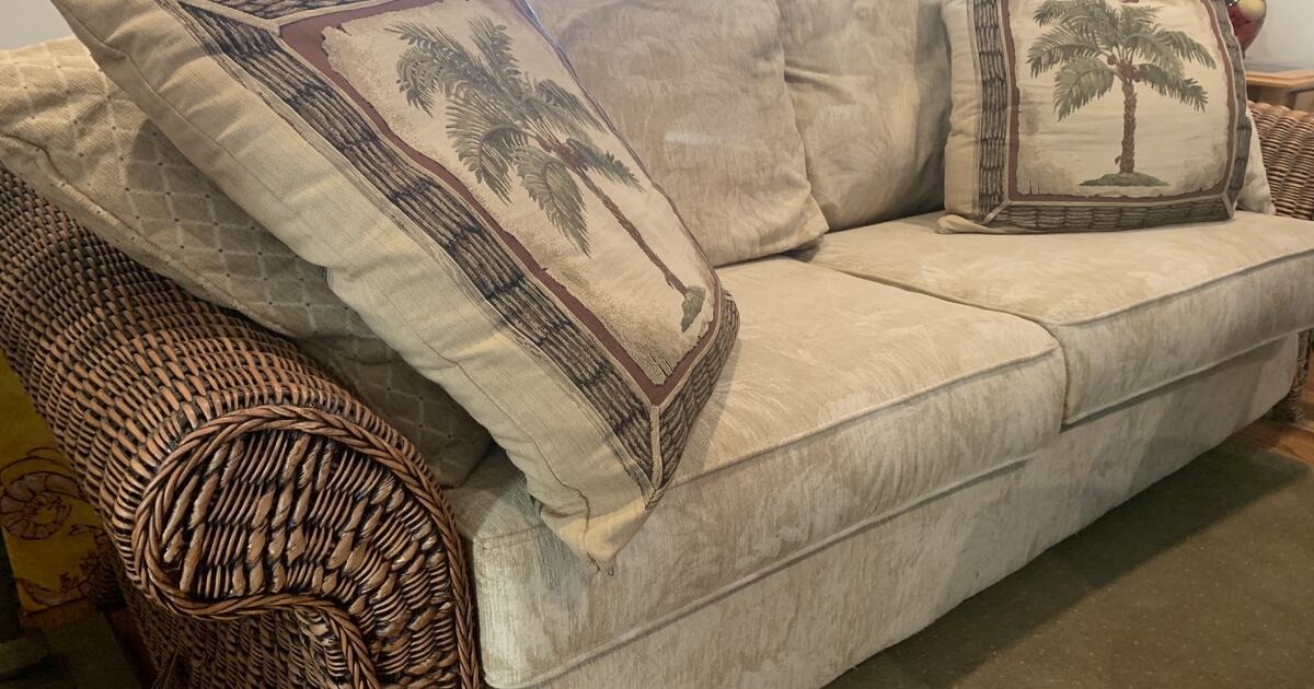 Tommy Bahama Couch w Queen sleeper for $300 in Carolina Beach, NC | For ...