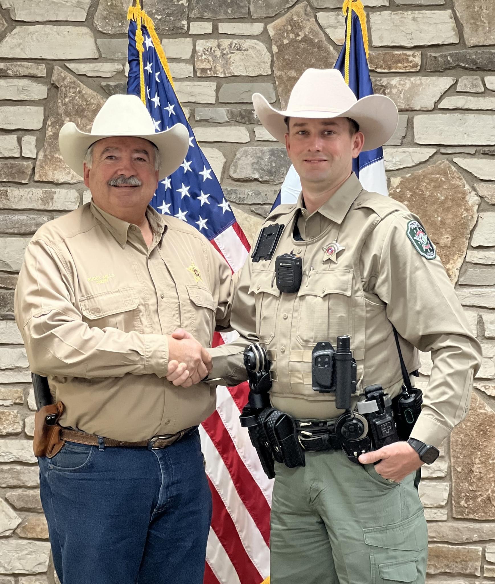 Sheriff Buddy Mills would like to introduce Deputy Roy McCullough as he ...