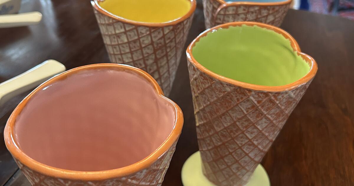 Set of 4 Hallmark Ice Cream Cone Cups for $25 in Charlotte, NC | For ...