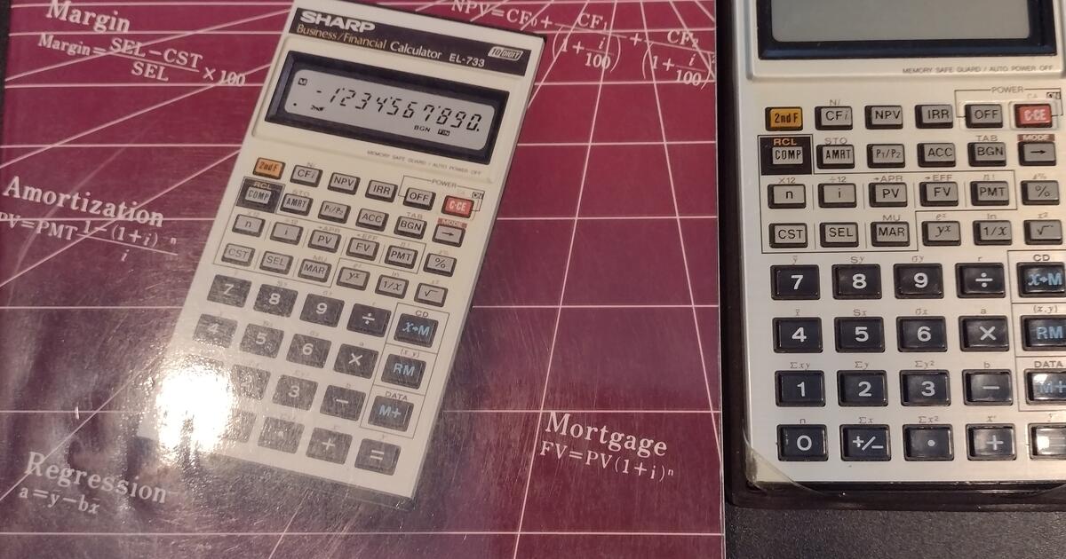Sharp EL-733 Financial Calculator for Free in Highlands Ranch, CO | For ...