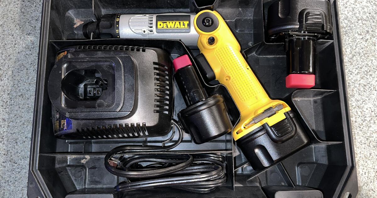 DeWalt DW920K-2 7.2V Two-Position Cordless Screwdriver, 3 Batteries, 2 ...
