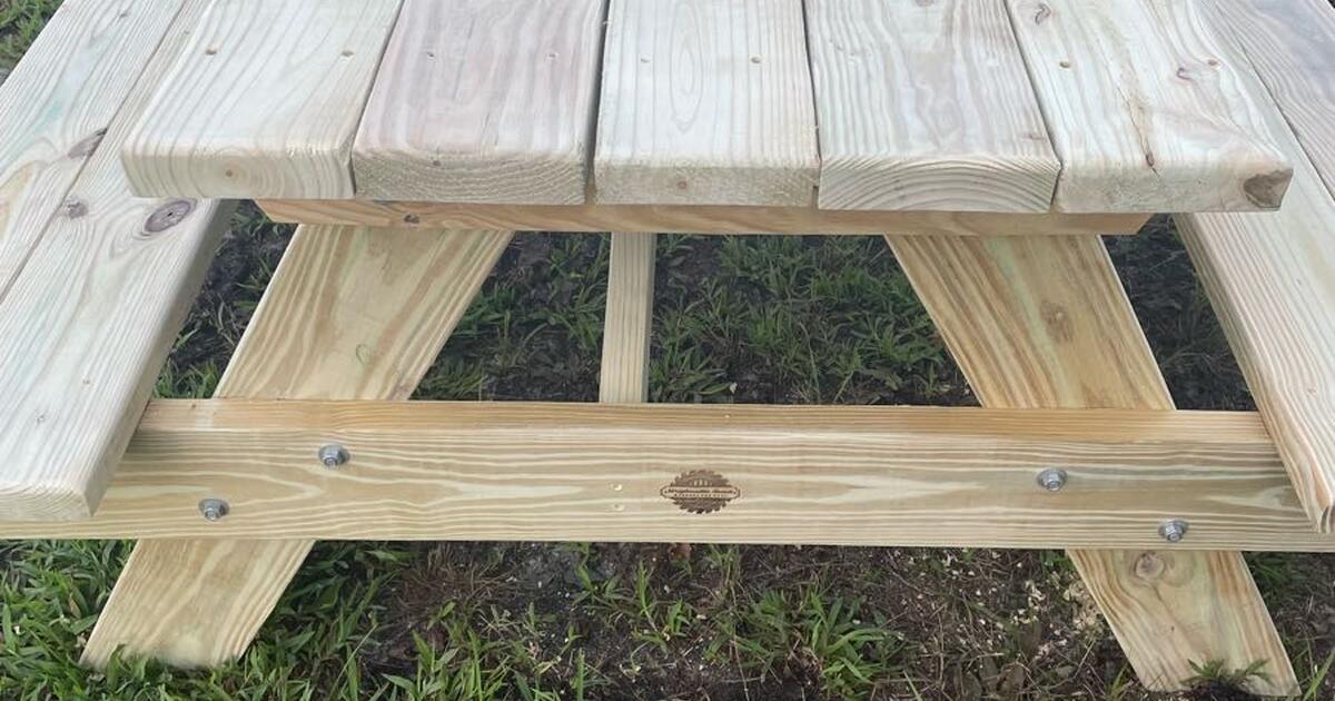 Custom Made Picnic Table for $250 in Wilmington, NC | For Sale & Free ...