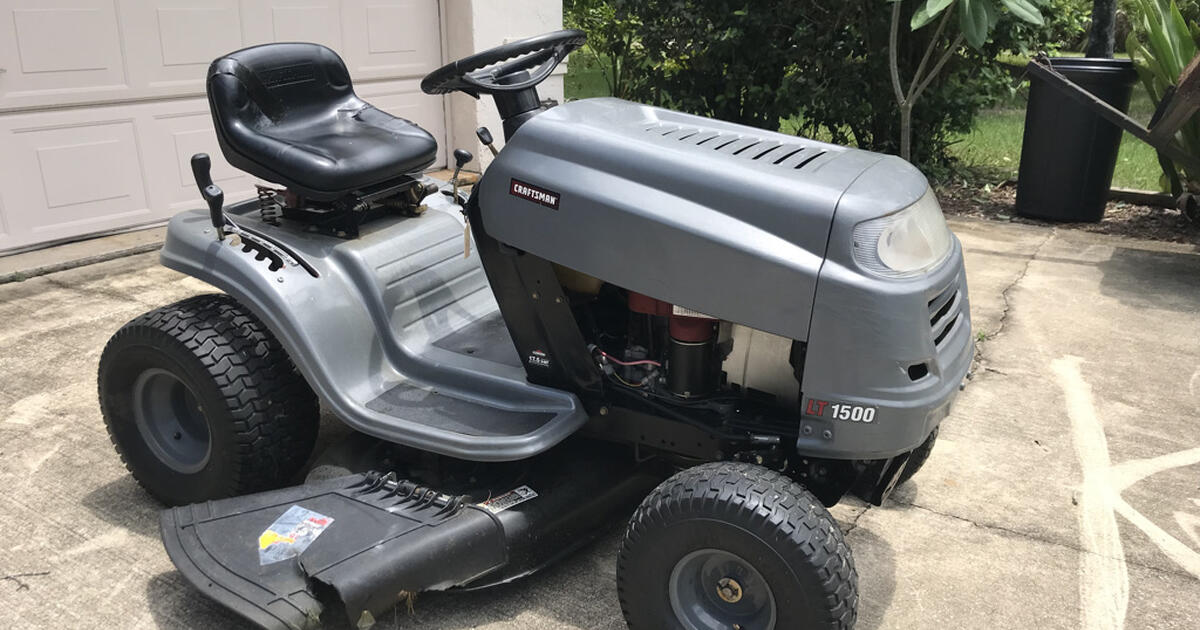 Craftsman LT1500 Riding Mower for Free in Orlando, FL | For Sale & Free ...