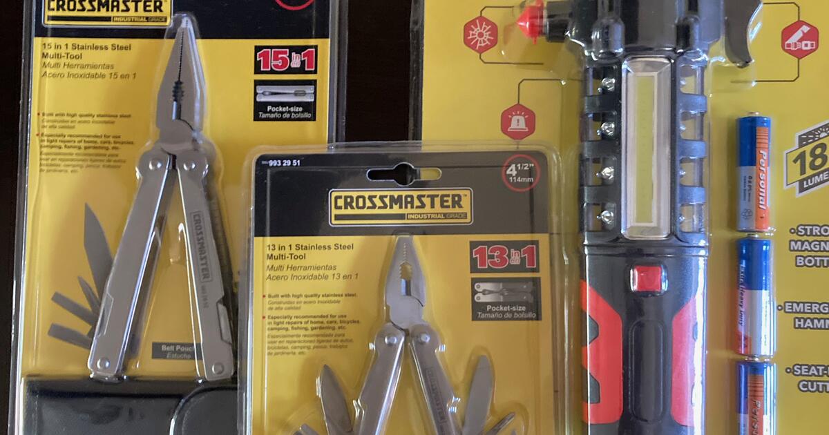 2 Stainless Steel Pocket Size Multi-Tools and 1 Emergency Light Hammer for $20 in Las Vegas, NV ...