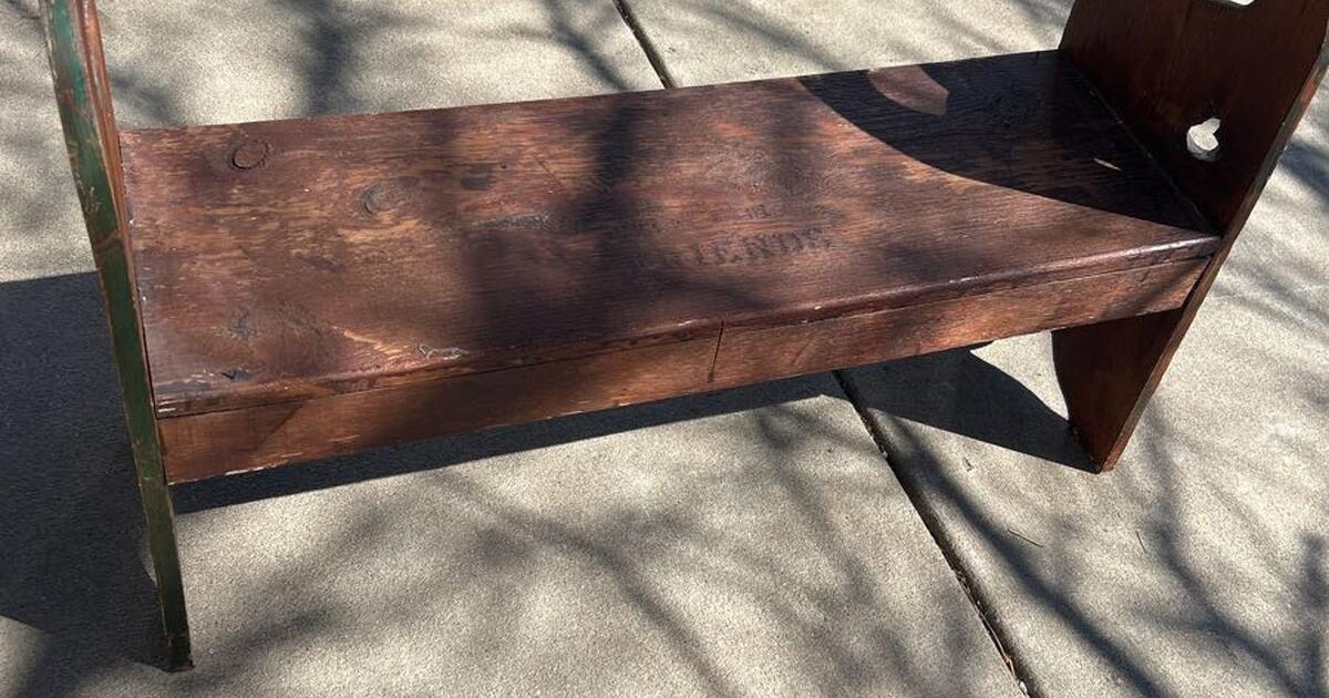 Wooden Bench with Heart Cutouts for $2 in Highlands Ranch, CO | For ...