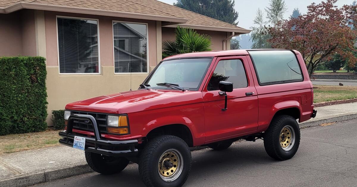 '89 Ford Bronco II AT, complete front brake rebuild, transmission pan ...