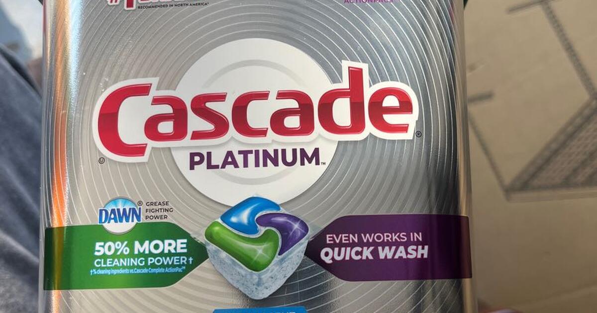 62 packets in this brand new unopened box of cascade for $15 in ...
