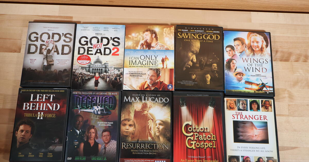 10 Christian Movie DVDs: [God's Not Dead 1+2, I Can Only Imagine + MORE ...