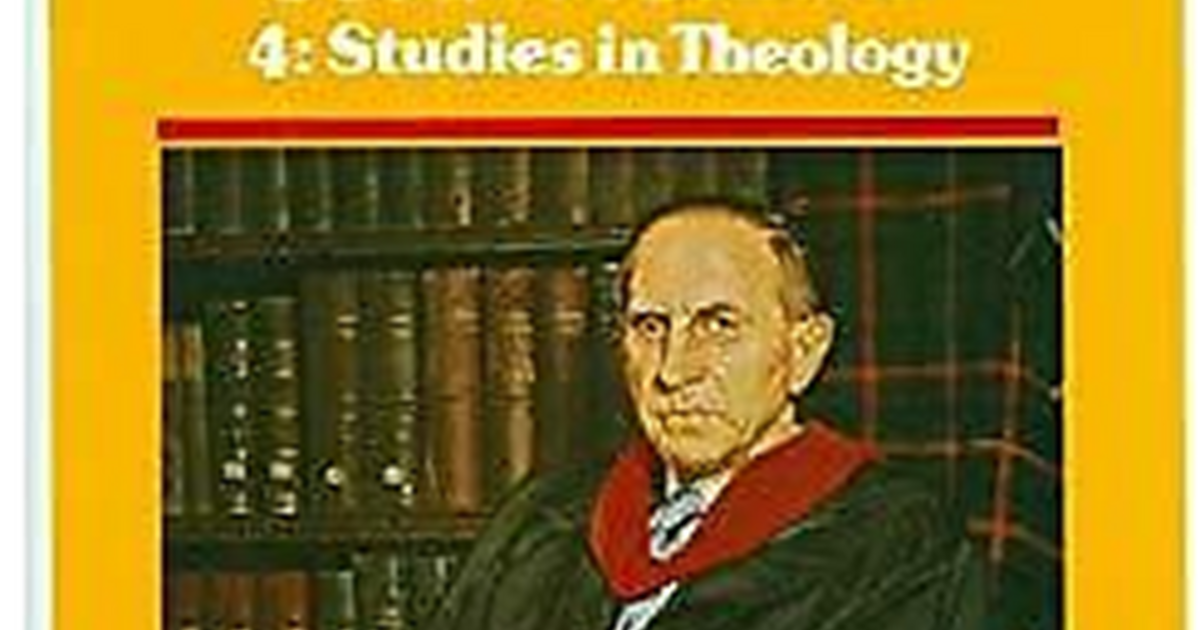 Vintage 1982 Collected Writings of John Murray 4 Studies In Theology By ...
