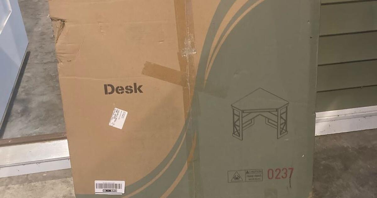 Corner Desk in Box for $50 in Oak Island, NC | For Sale & Free — Nextdoor