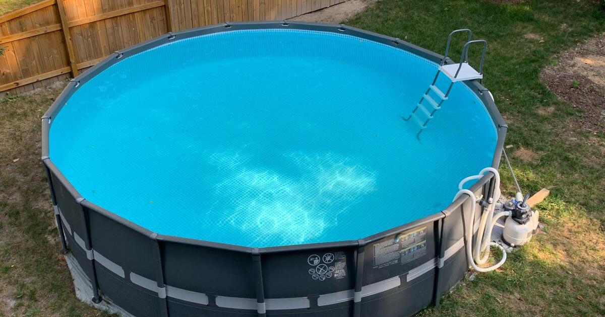 18 x 52 round Intex pool for $800 in Virginia Beach, VA | For Sale ...