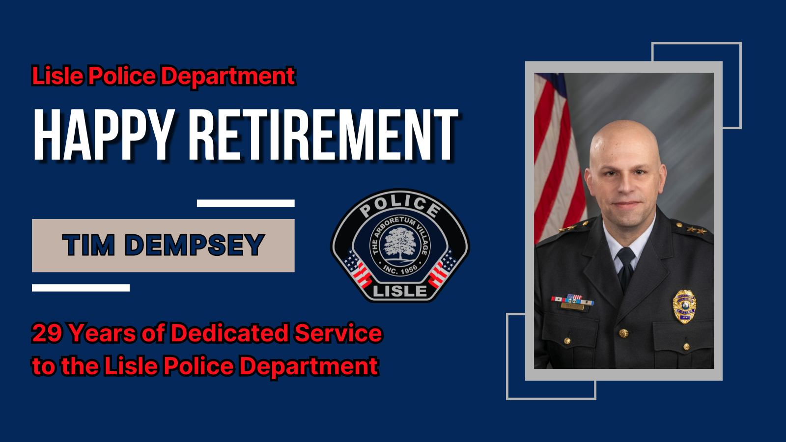 After 29 years of dedicated service, the Village of Lisle and Lisle ...