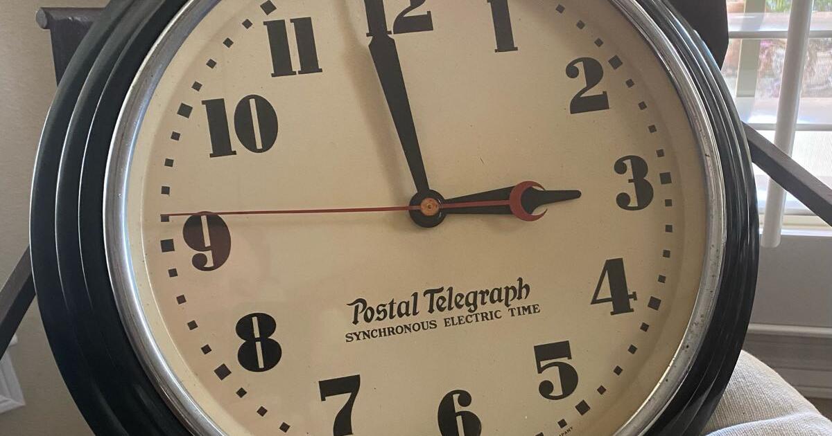 Antique Postal Telegraph Clock for Free in Nederland, TX | For Sale ...