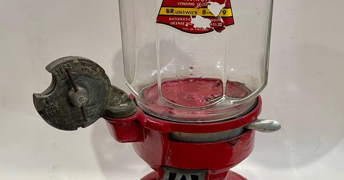 Columbus Model "A" Peanut Dispenser w/ RARE SLUG EJECTOR 1930’s antique ...