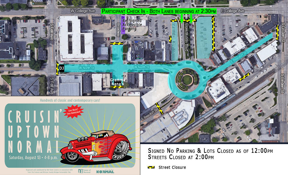 Cruisin’ Uptown Normal event (Town of Normal) — Nextdoor — Nextdoor