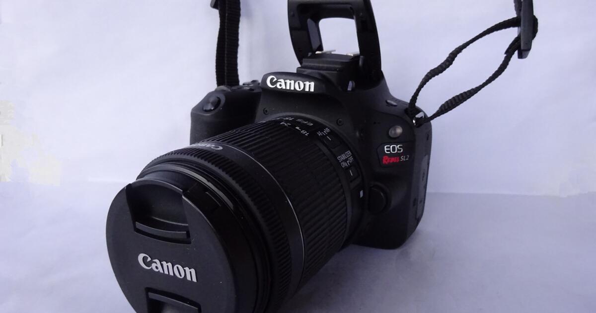 Canon DSLR SL2 24 MP, 18-55mm lens, Wi-Fi, Touch Screen 2,887 clicks ...