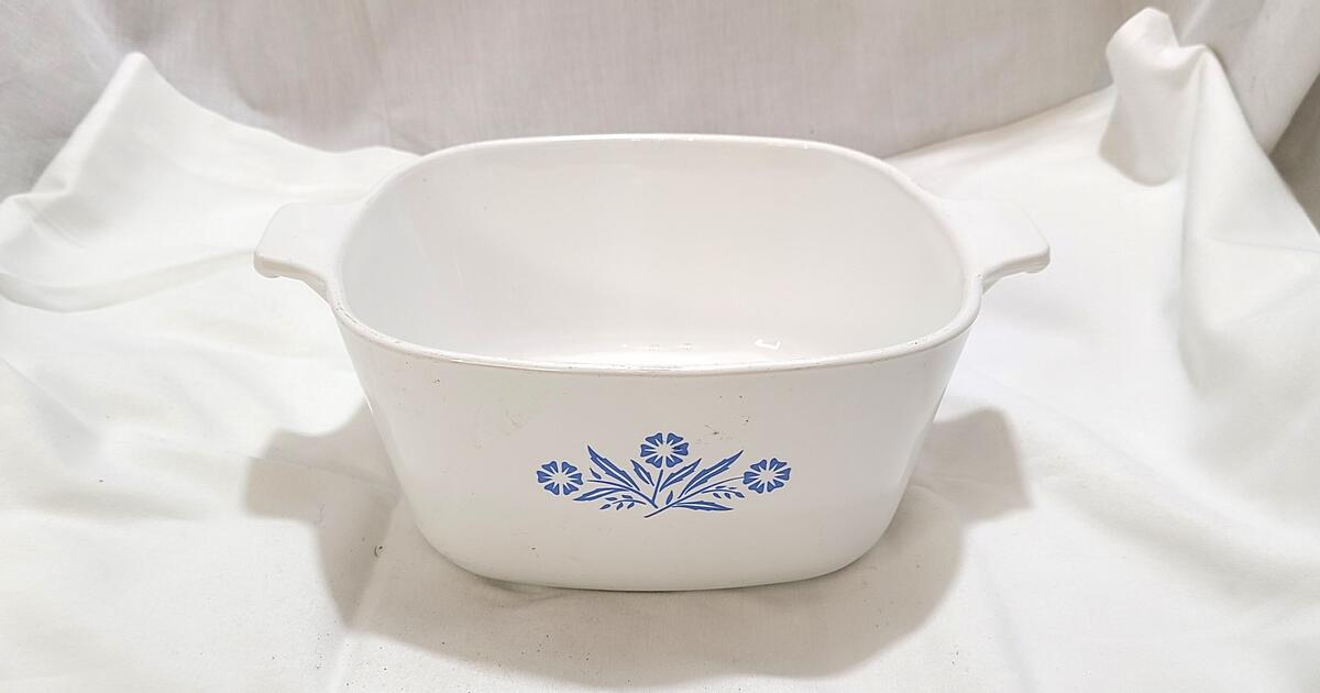 Corning Ware Casserole Dish 1 3/4 Quart Ceramic Kitchen Cooking Blue ...
