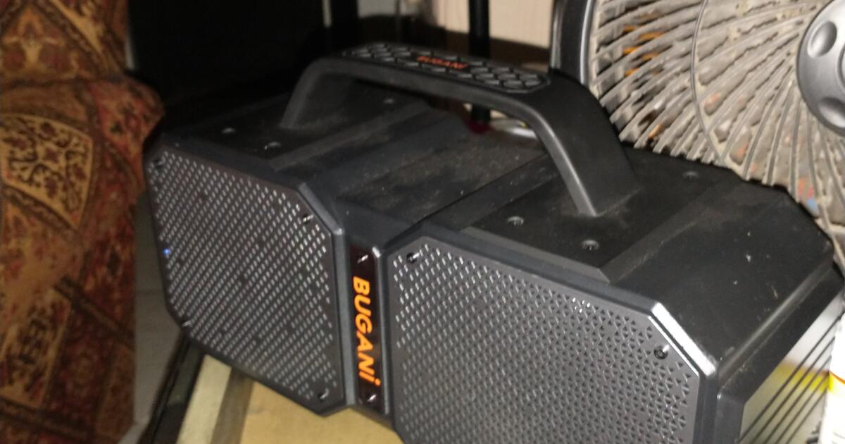 Bugani M83 Plus Bluetooth Speaker for $50 in Midland, TX | For Sale ...