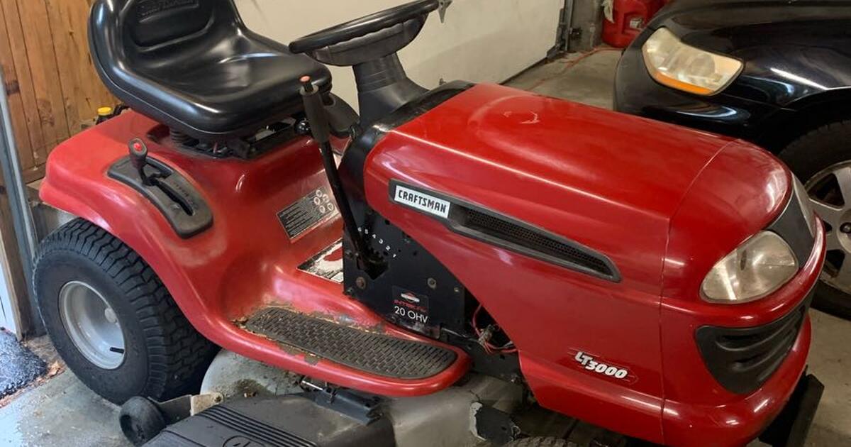 Craftsman LT3000 lawn tractor, extra’s alone worth more than I’m asking ...
