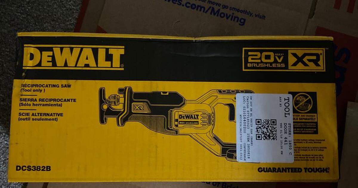 New Dewalt DCS382B 20V 20 Volt Max XR Brushless Variable Speed ...