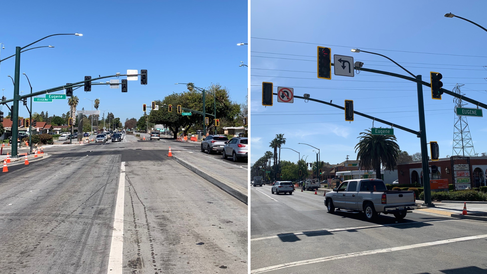 A traffic signal switchover at two intersections in Irvington (Fremont ...