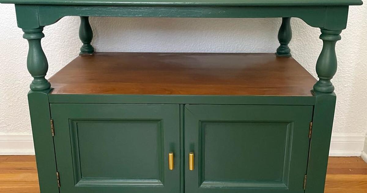 Gorgeous Vintage Drexel Emerald Green End Table Nightstand Accent Table ...