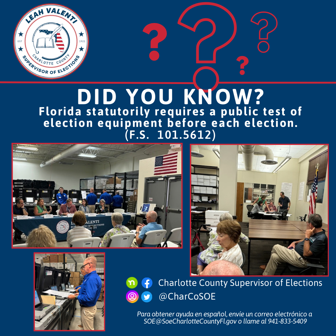 The 2024 General Election Public Test of Equipment was successfully ...