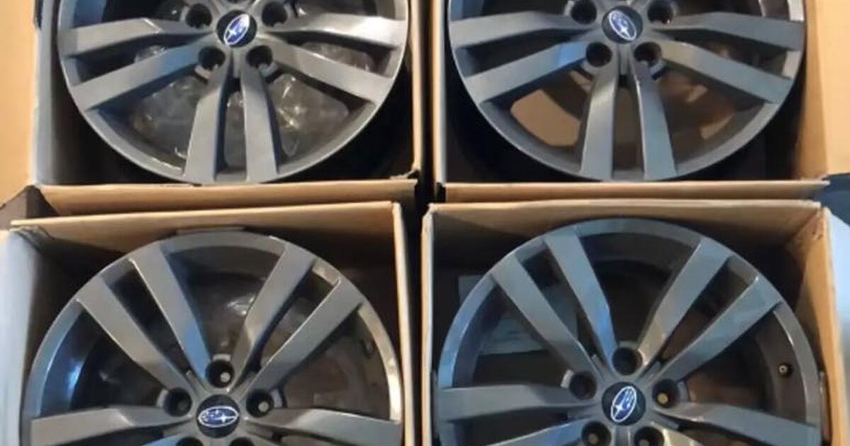 Set of 4 Alloy wheels for a Subaru 18X 181/2 for $675 in Fort Worth, TX ...