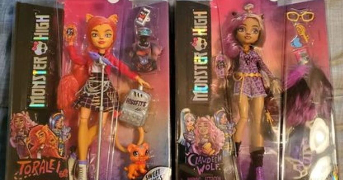 Monster High G3 Toralei Stripe & Clawdeen Wolf Lot of 2 ARLINGTON, TX ...