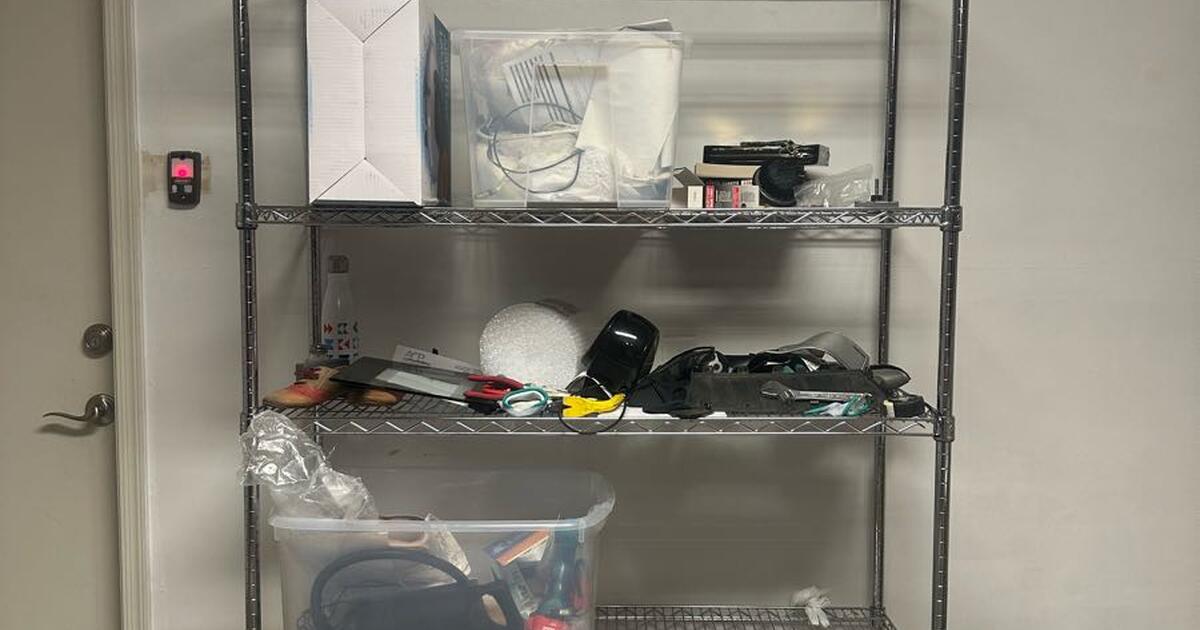 6-tier Meta Storage Shelf with wheels for $125 in Tucson, AZ | For Sale ...