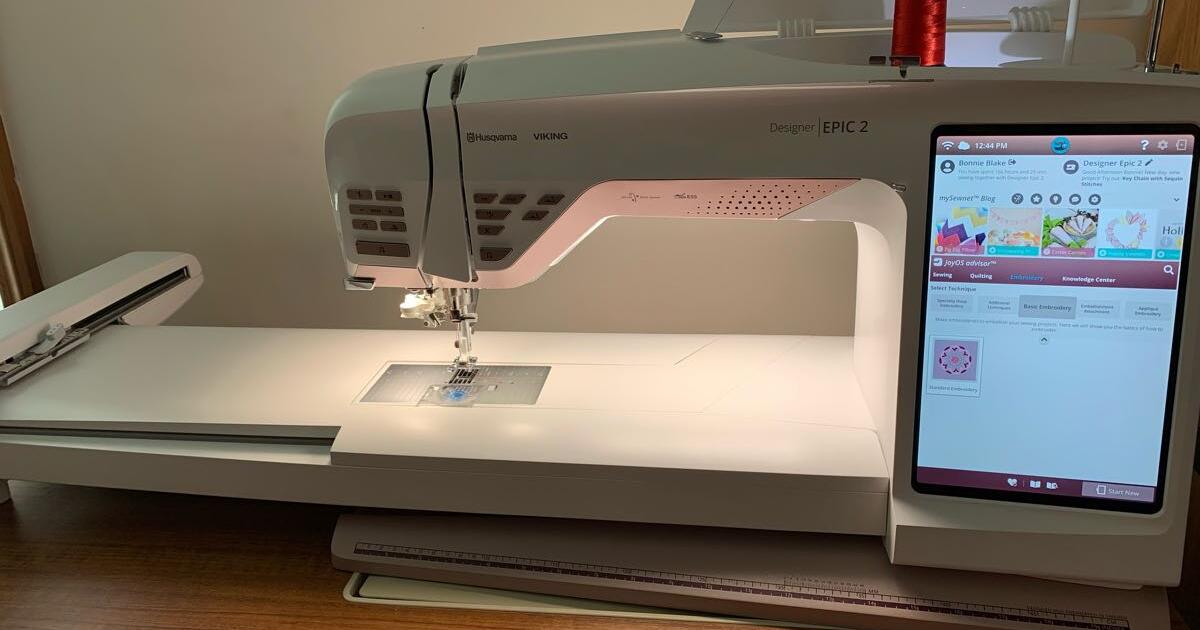 Husqvarna Viking Designer EPIC 2 Sewing & Embroidery Machine for $6250 ...