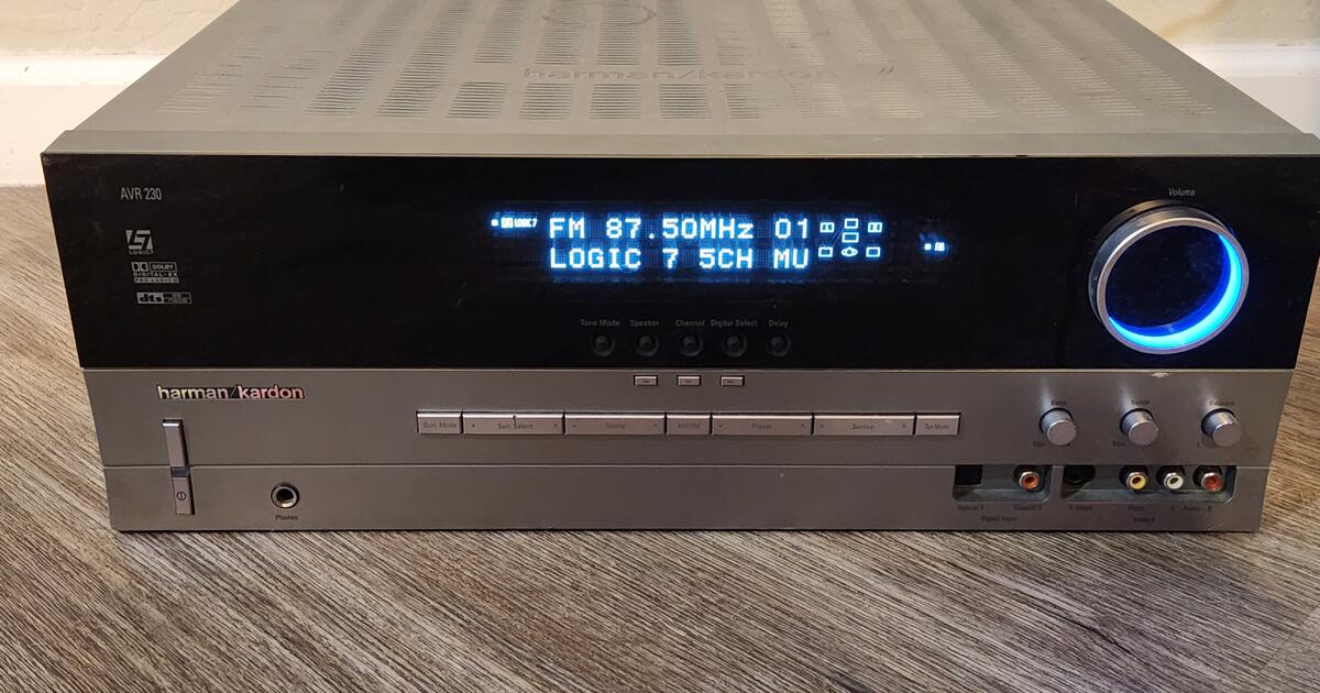 Harman Kardon AVR 230 5 Channel 300 Watt AV Stereo Receiver No Remote ...