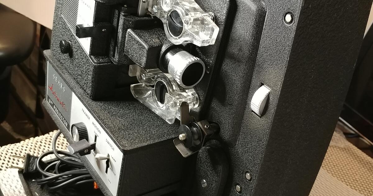 Vintage SEARS Automatic 8MM Movie Projector (Model 584.92700), Runs ...