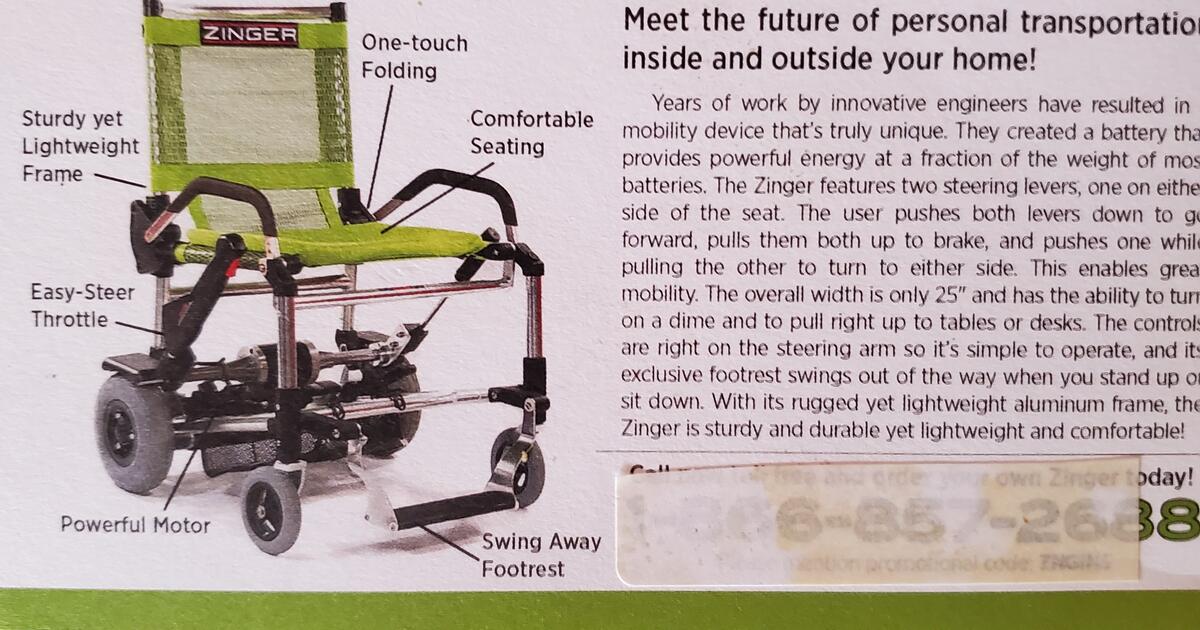 Zinger Power Chair in Homosassa, FL | For Sale & Free — Nextdoor