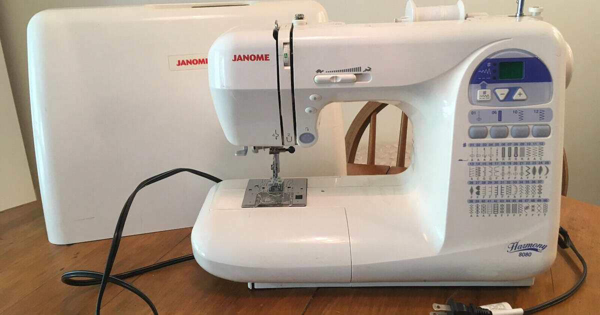 Janome Harmony 8080 Computerized Sewing Machine for embroidery ...