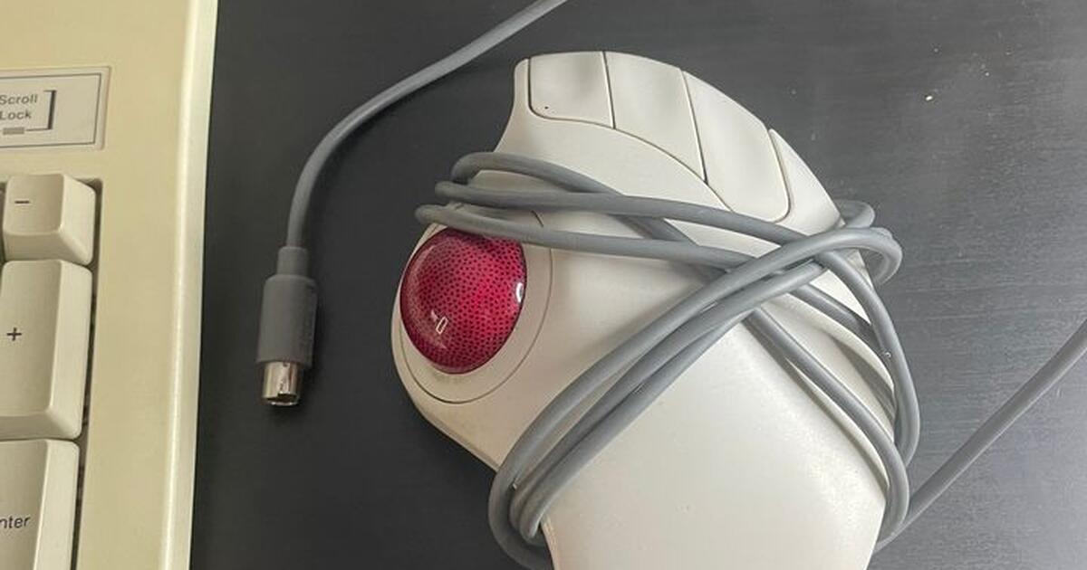 Old School Keyboard & Track Ball Mouse for $25 in Newton, MA | For Sale ...