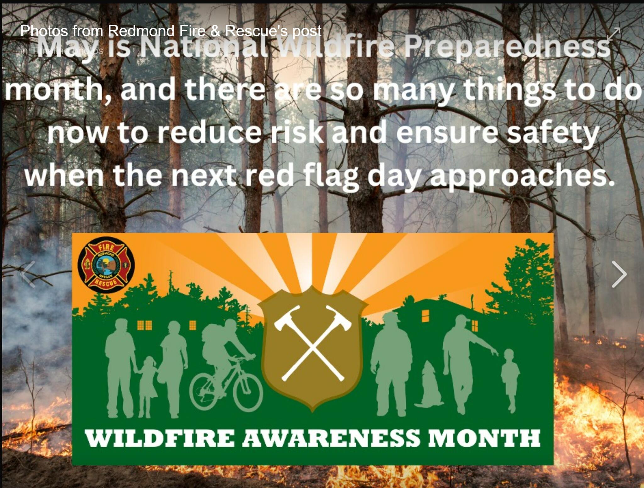 May is National Wildfire Preparedness month, and there are so many ...