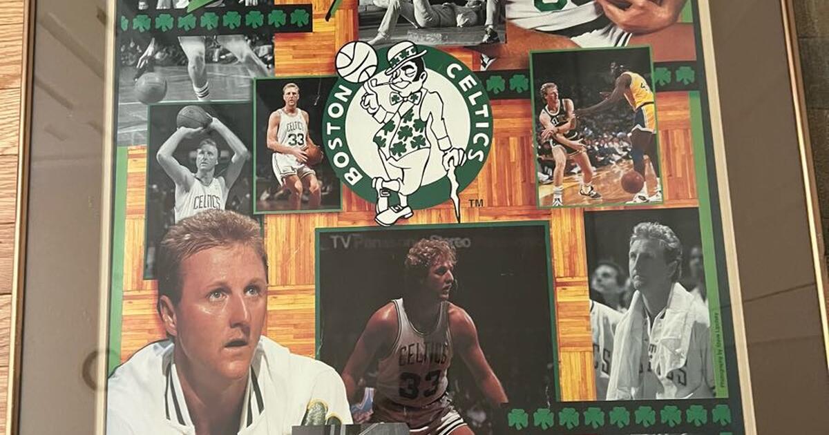Larry Bird framed poster $169 for $169 in Waltham, MA | For Sale & Free ...