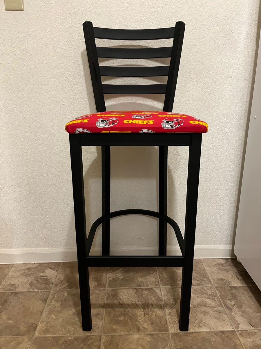 Bar stools - Kc Chiefs themed for $350 in Olathe, KS | For Sale & Free ...