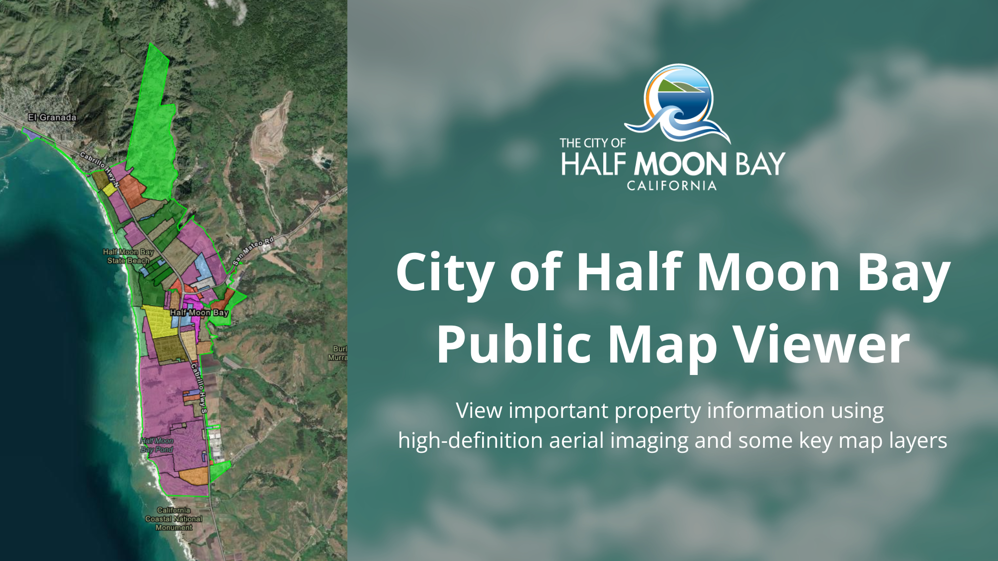 The City of Half Moon Bay has a new online map viewer where you can get ...